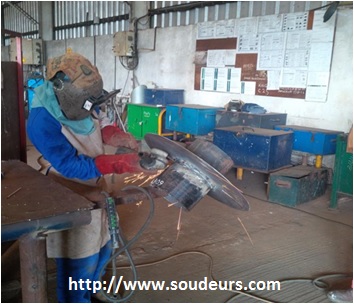 OPÉRATIONS DE QUALIFICATION DE SOUDEURS POSITION 6GR SUIVANT AWS D1.1 ...