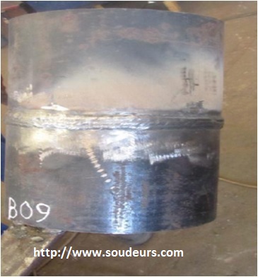 OPÉRATIONS DE QUALIFICATION DE SOUDEURS POSITION 6GR SUIVANT AWS D1.1 ...